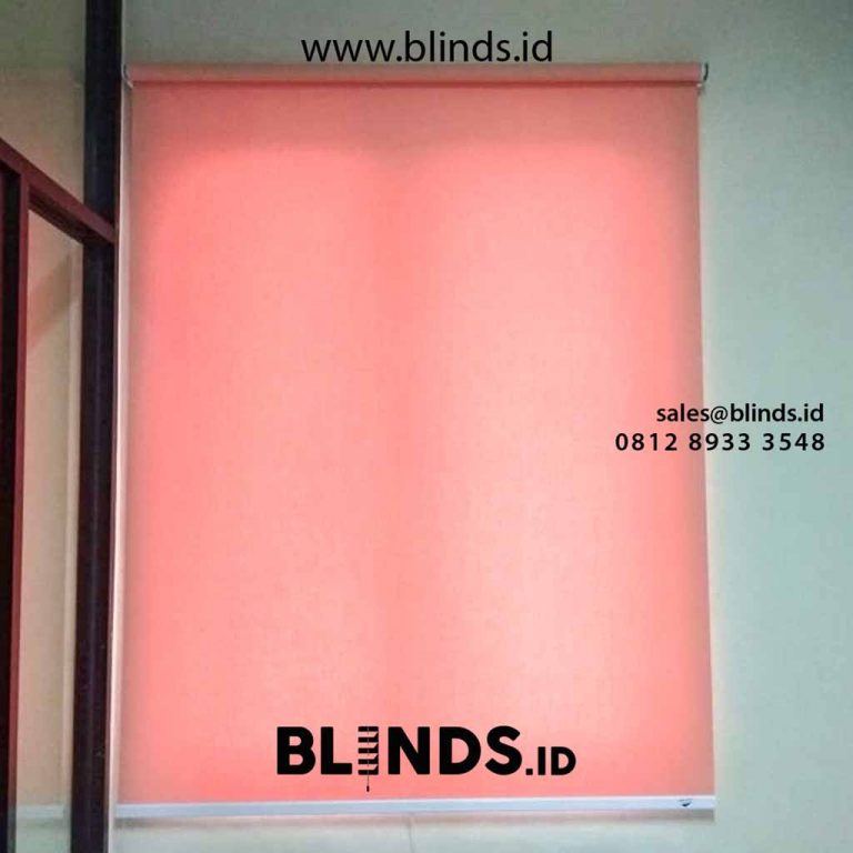 Roller Blinds Bahan Dimout Warna Orange Project Pusat Niaga Terpadu ...